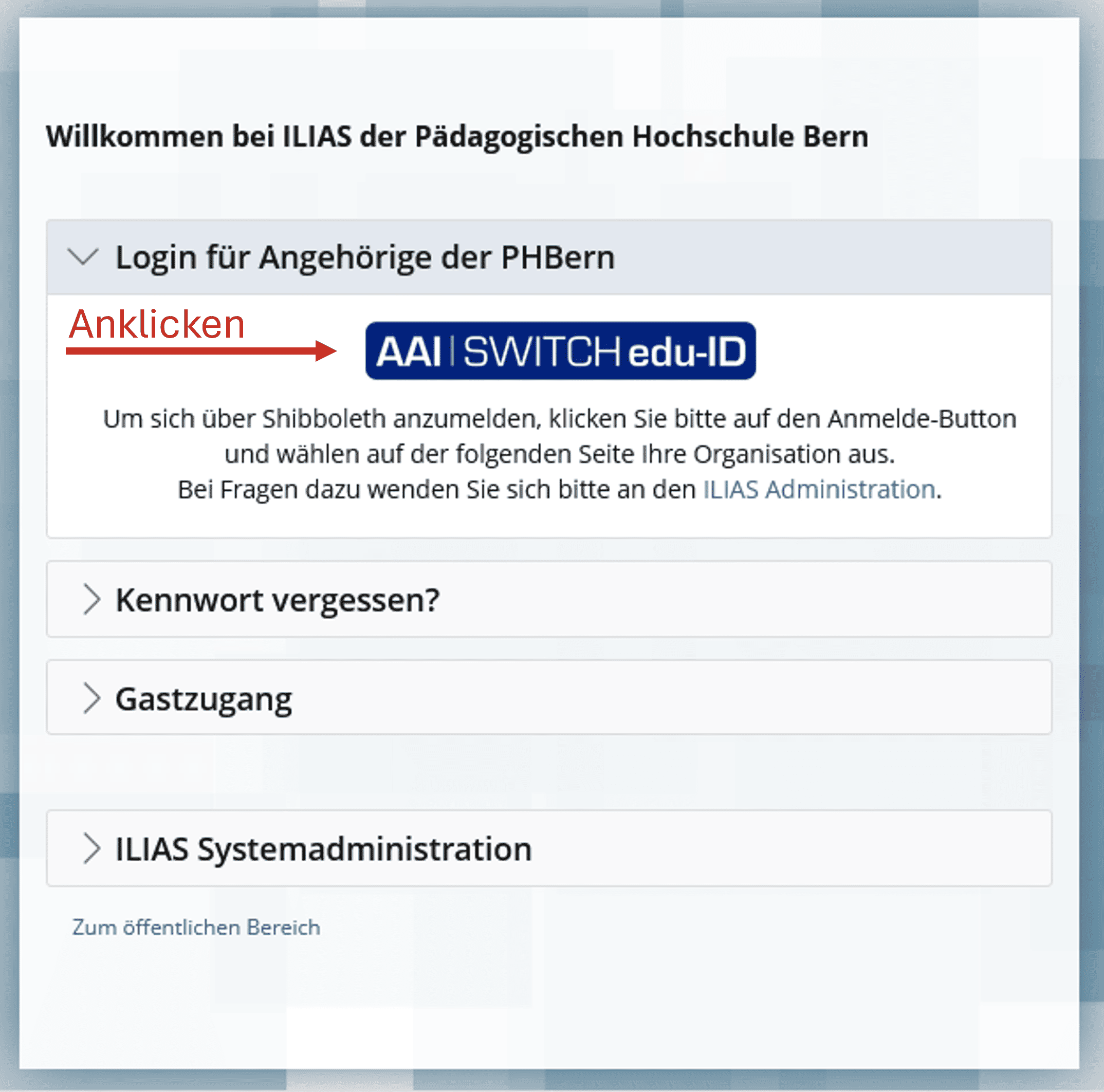 Erste Schritte in ILIAS