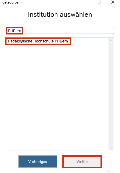 Anleitung für eduroam Assistant Tool